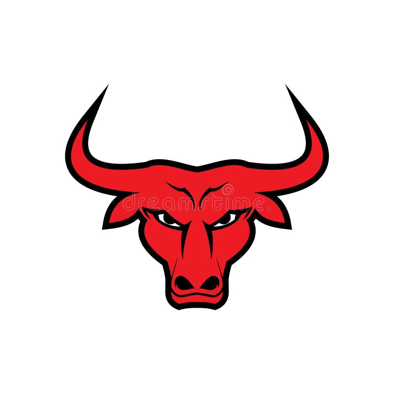 Abstract Bull Logo Vector Illustrations Design Icon Logo Stock Vector ...