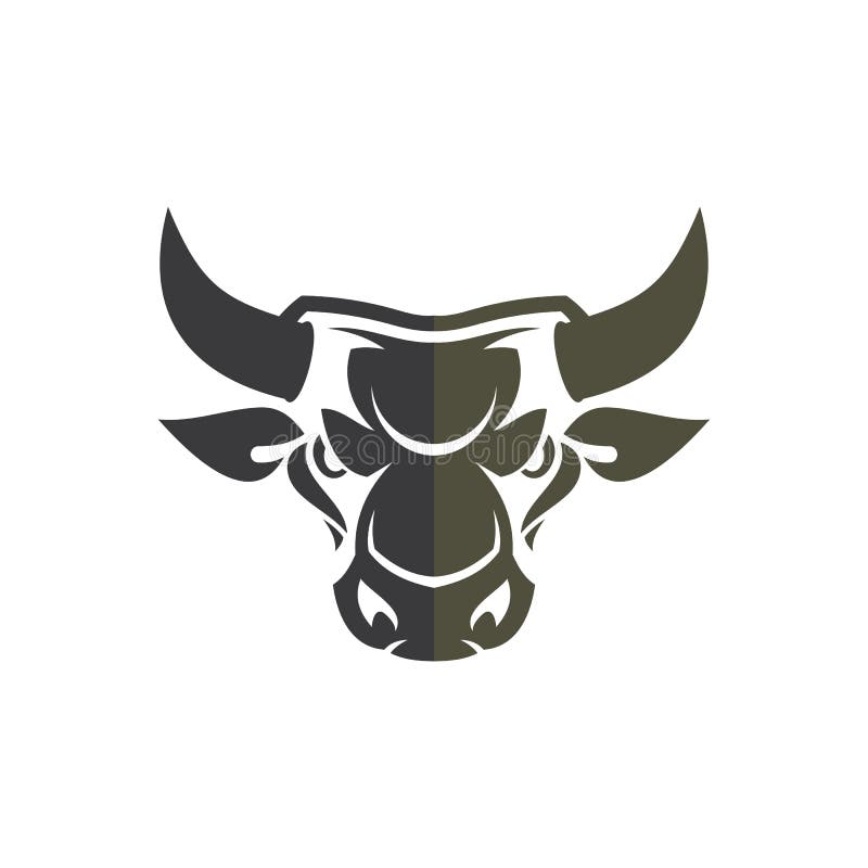 Abstract Bull Logo Vector Illustrations Design Icon Logo Stock Vector ...