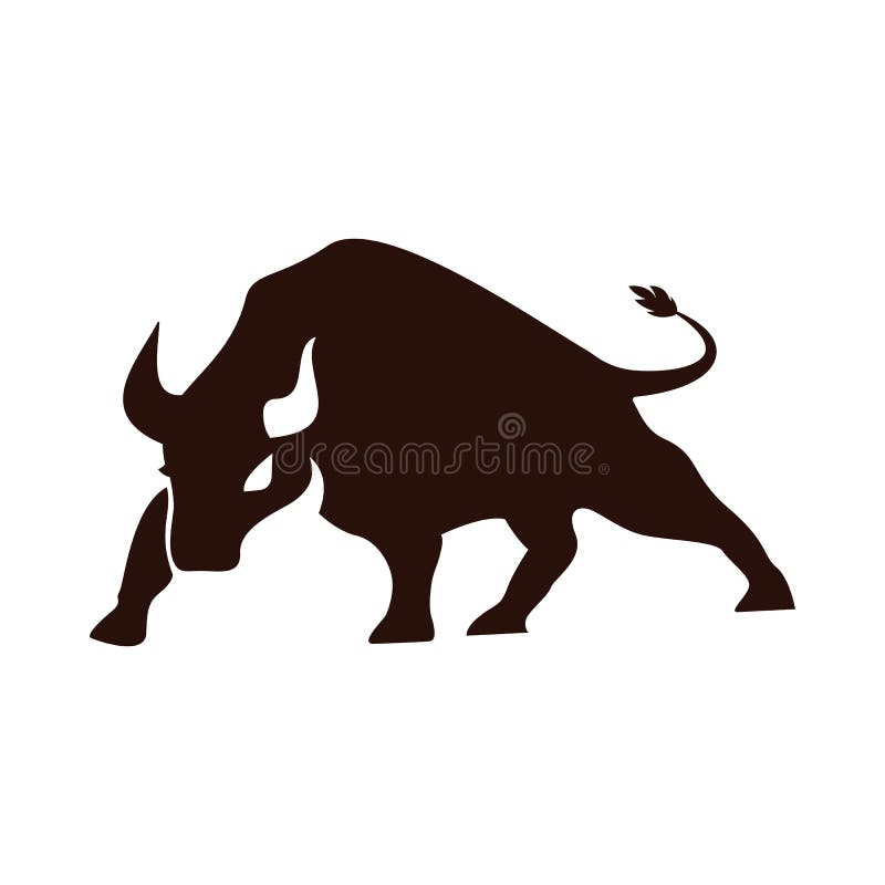 Abstract Bull Logo Vector Illustrations Design Icon Logo Stock Vector ...
