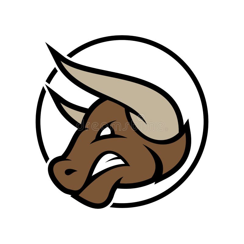 Abstract Bull Logo Vector Illustrations Design Icon Logo Stock Vector ...