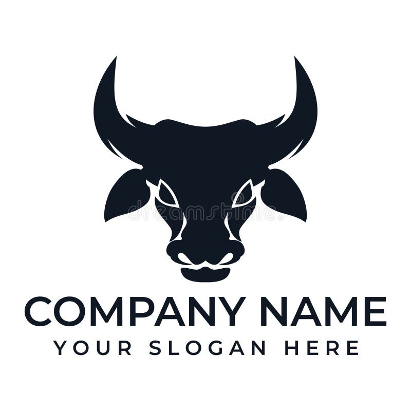 Abstract Bull Logo Vector Illustrations Design Icon Logo Stock Vector ...