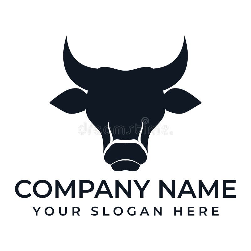 Abstract Bull Logo Vector Illustrations Design Icon Logo Stock Vector ...