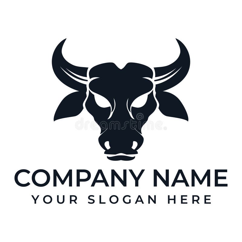 Abstract Bull Logo Vector Illustrations Design Icon Logo Stock Vector ...