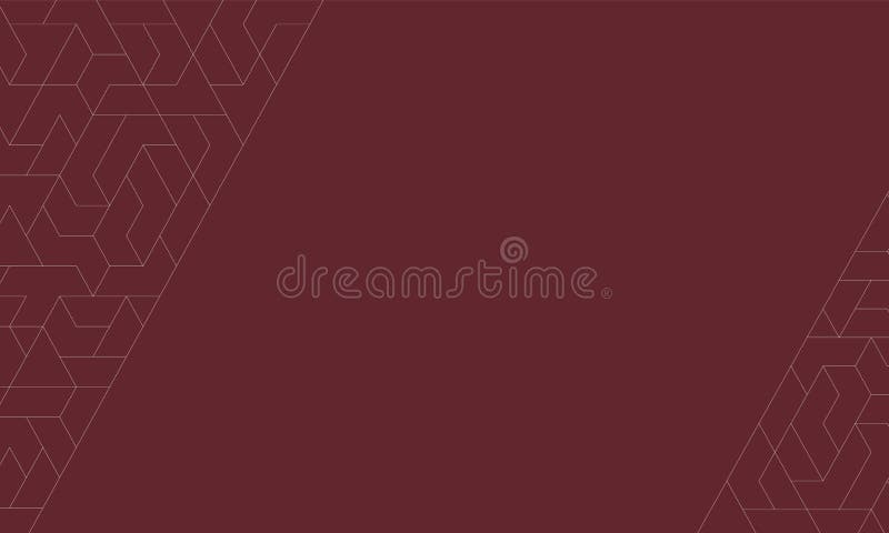 Abstract Burgundy Background with Polygonal Linear Pattern. Vector ...
