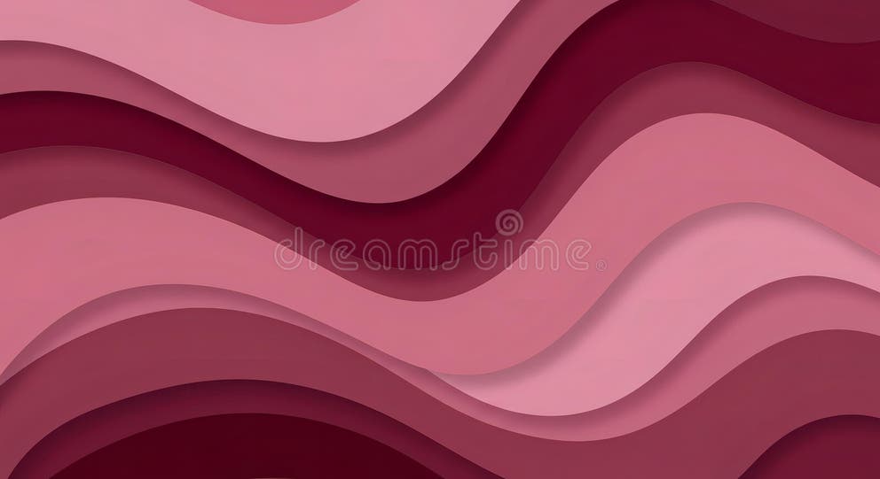 Abstract Burgundy Waves Wallpaper Background Stock Illustration ...