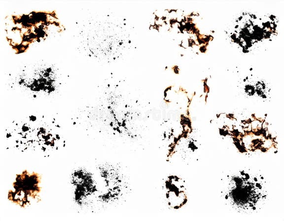 Abstract Burn Marks Texture Background Stock Illustration ...