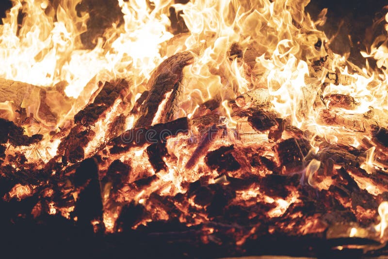Abstract Burning Bonfire Background Stock Photo - Image of danger ...