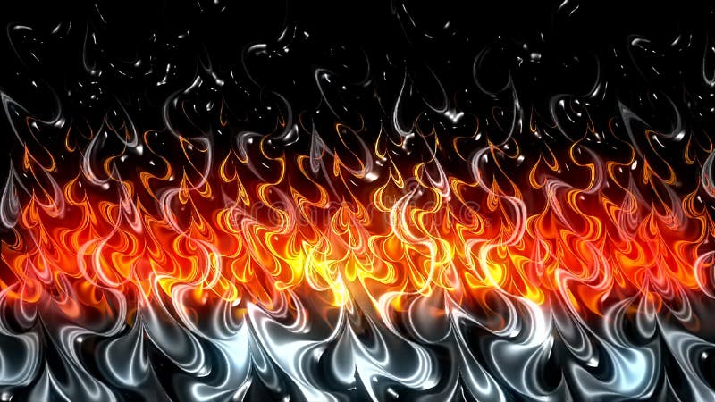 Abstract Burning Flame Background, Seamless Loop. Motion. Grey and Red ...