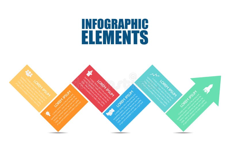 Abstract Business Arrow Info Graphic. Stock Vector - Illustration of ...