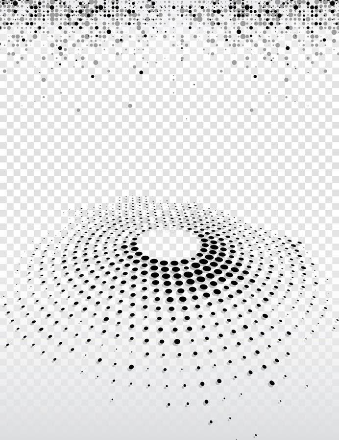 Abstract Business Background with Circular Halftone Design in the Form ...
