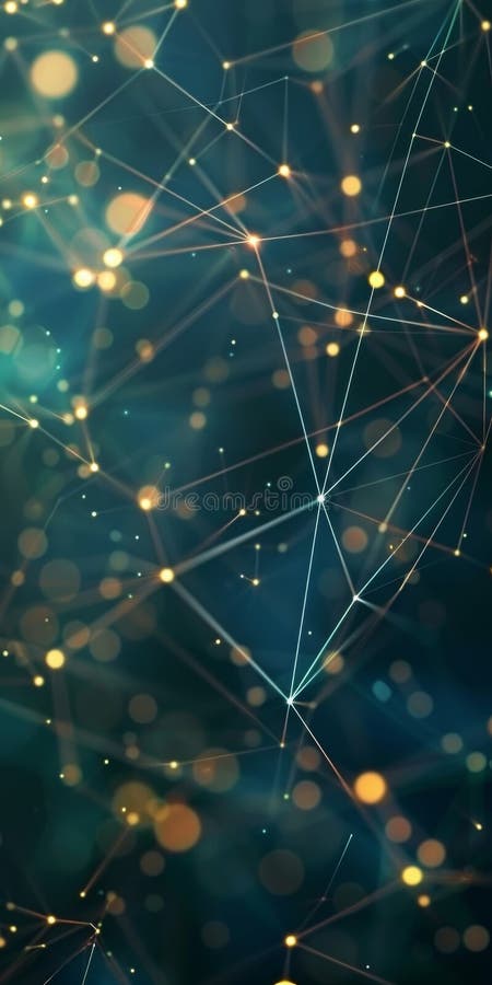 Abstract Business Background with a Network Theme. Stock Illustration ...