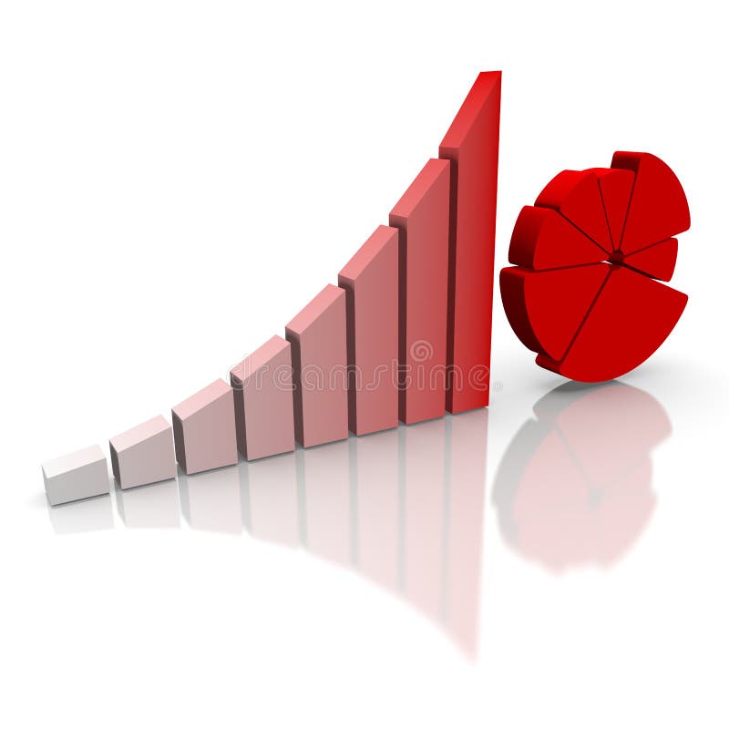 Abstract business chart stock illustration. Illustration of growth ...