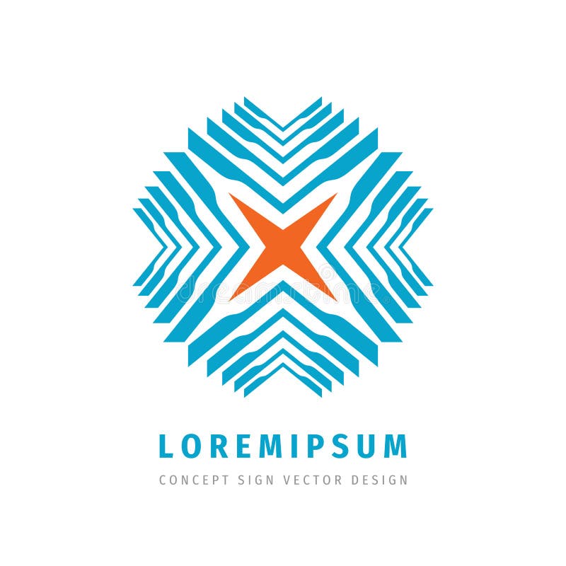 Abstract Business Concept Logo. Star Decorative Creative Sign ...