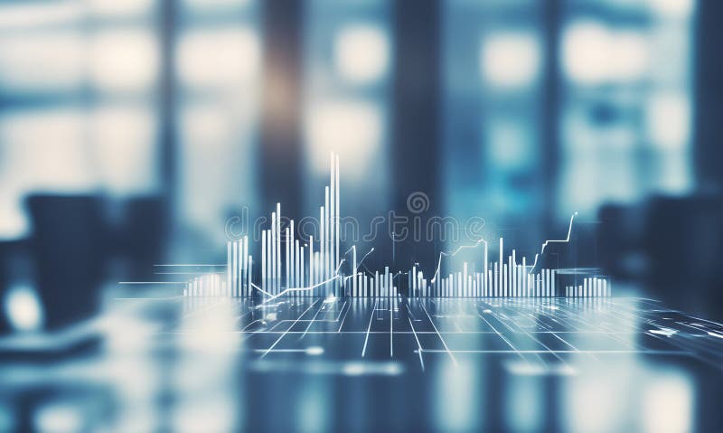 Abstract Business and Finance Backdrop Stock Illustration ...