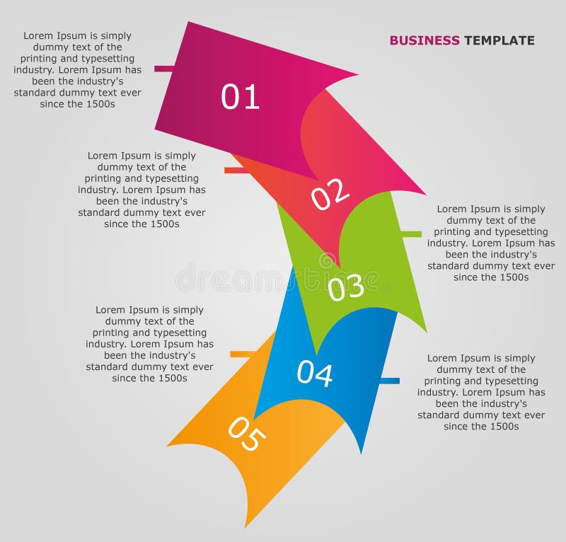 Abstract Business Infographic Stock Vector - Illustration of layout ...