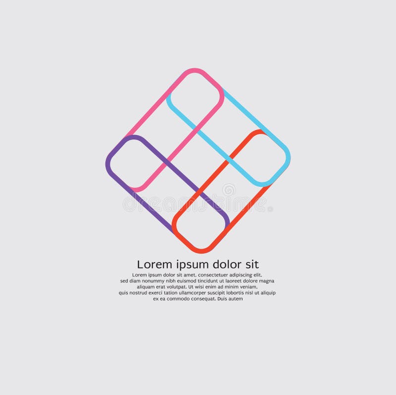 Abstract Business Logo Design Vector Stock Vector - Illustration of ...