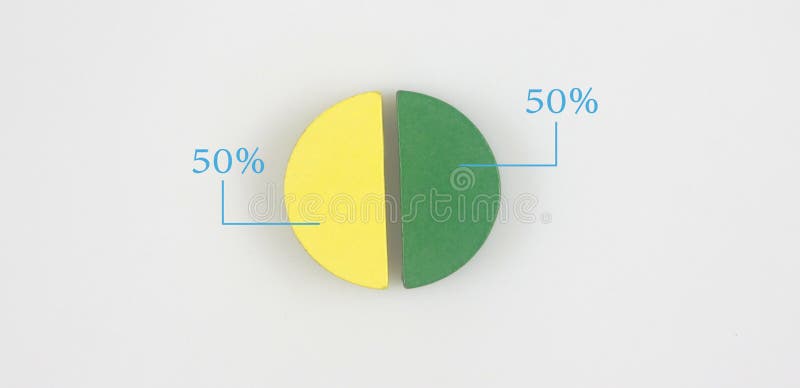 Abstract Business Pie Chart Stock Photo - Image of closeup, business ...