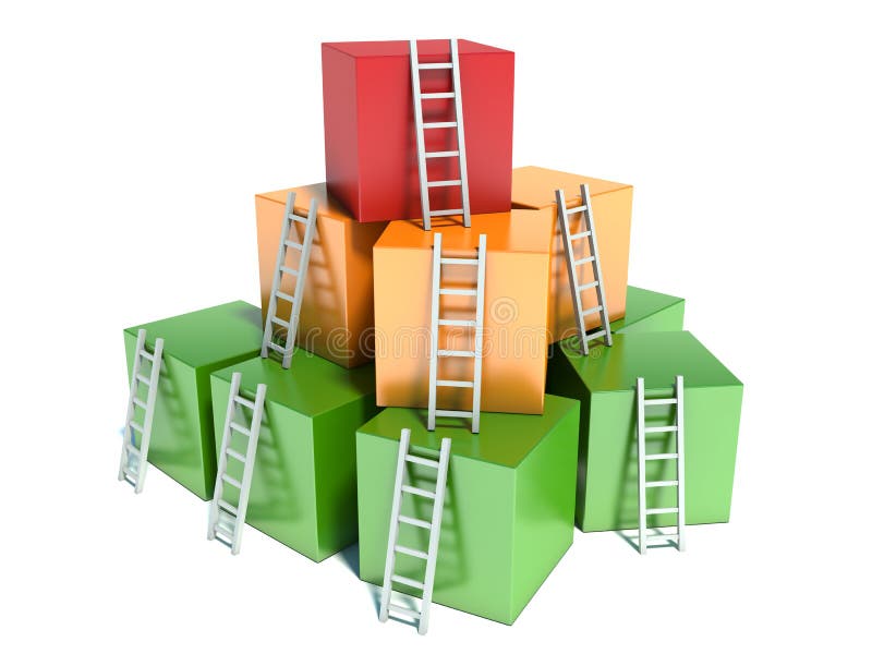 Abstract business progress stock illustration. Illustration of ...