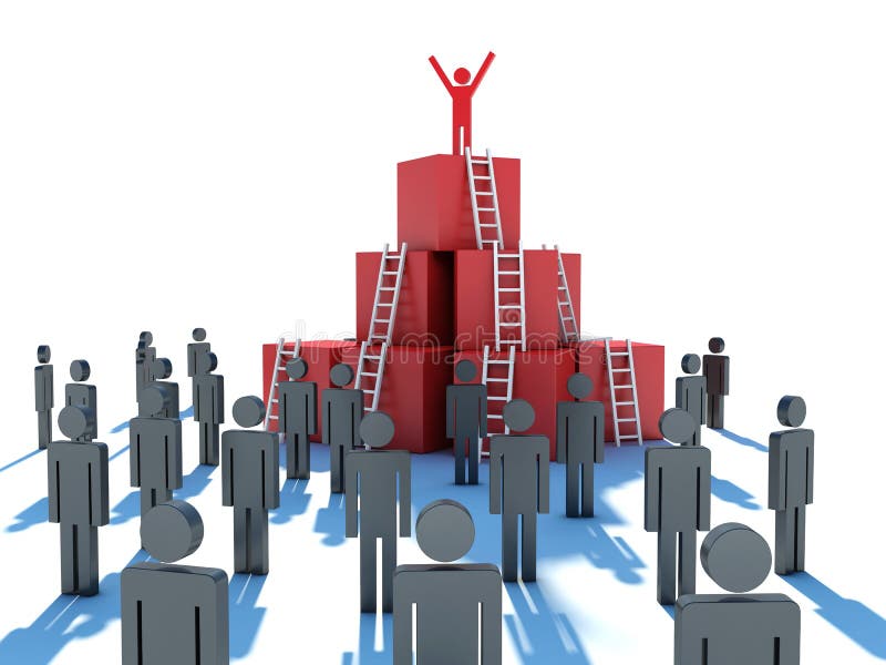 Abstract Business Progress, Development, Success Stock Illustration ...