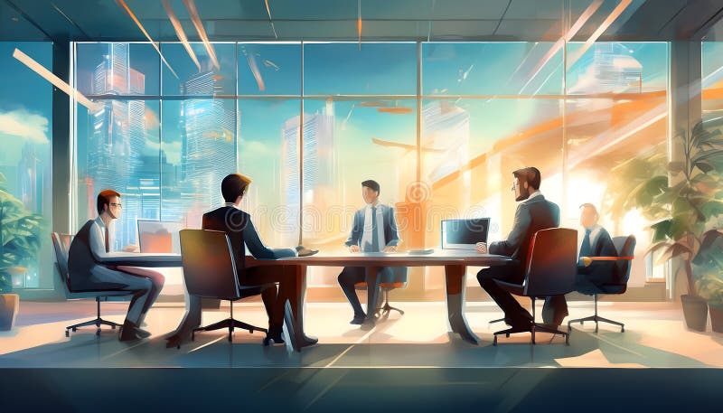 Abstract Business Teamwork with Motion Blur and Movement Stock ...