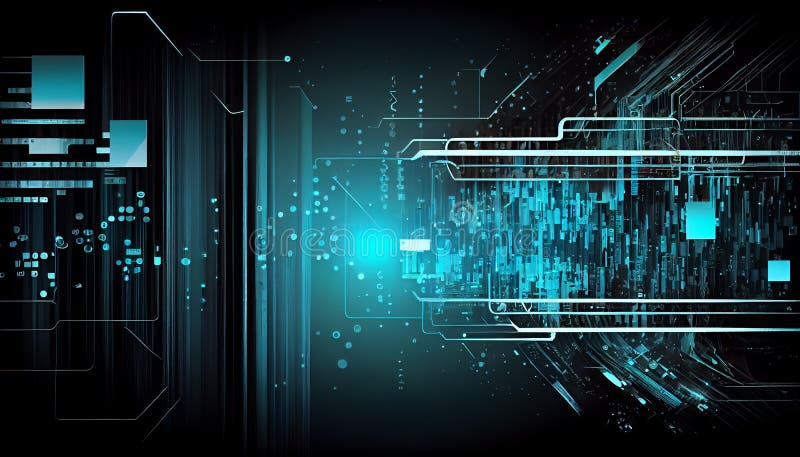 Abstract Business Technology Background. Generate Ai. Stock ...