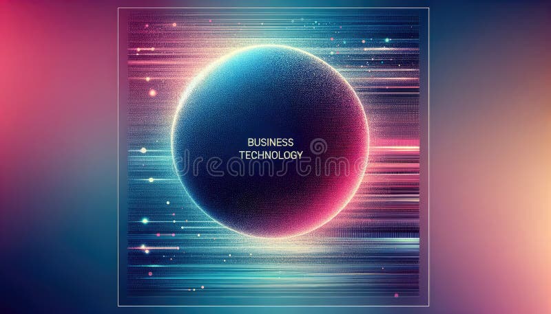 Abstract Business Technology Sphere Poster Design Stock Photo - Image ...