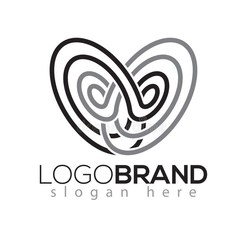 Abstract Butterfly Effect Logo Icon Vector Element. Butterfly Logo ...