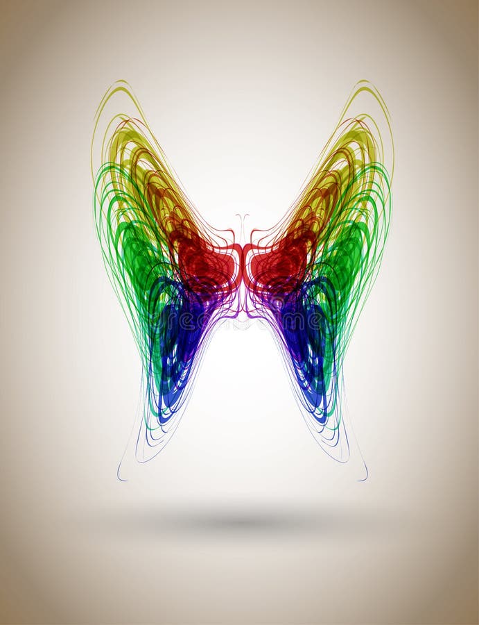 Abstract butterfly stock vector. Illustration of graphic - 40813355