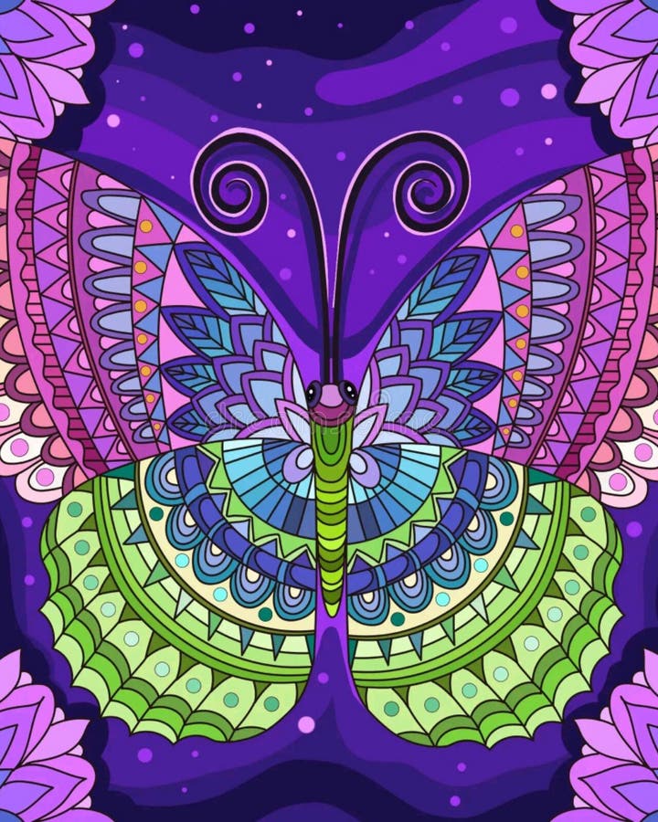Butterfly Motifs Stock Illustrations – 1,050 Butterfly Motifs Stock ...