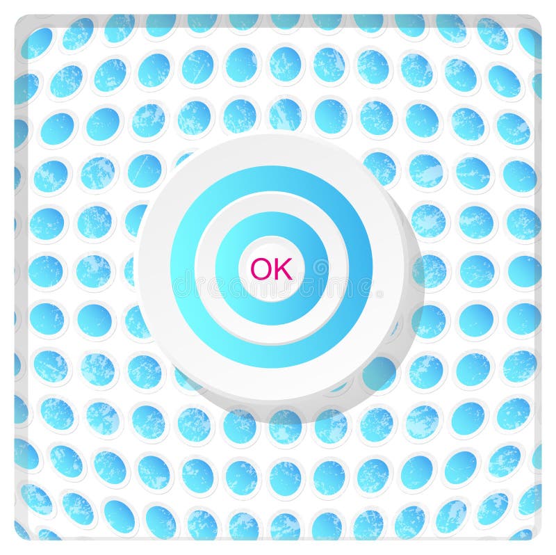 Abstract button stock vector. Illustration of shadow - 39938239