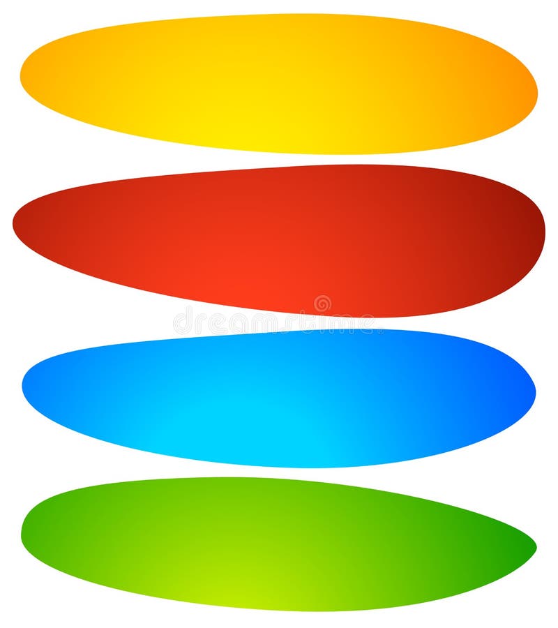 Abstract Button or Banner Backgrounds, Shapes. Colorful Abstract Stock ...