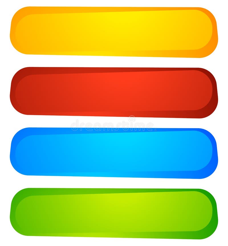 Abstract Button or Banner Backgrounds, Shapes. Colorful Abstract Stock ...