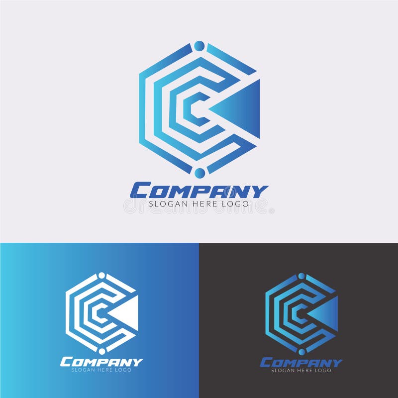 Abstract C Symbol Branding Logo Stock Vector - Illustration of cartoon ...