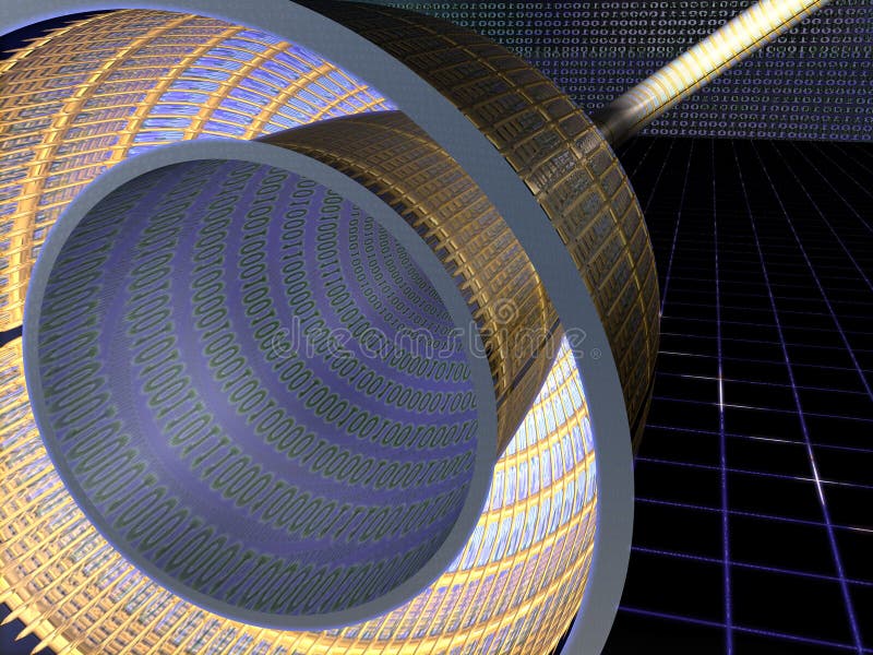 Abstract Cable - Symbolic Data Stock Illustration - Illustration of ...