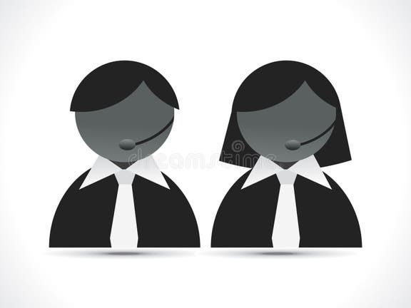 Abstract call assist icon stock vector. Illustration of headset - 18098013