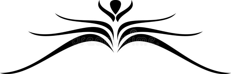 Abstract calligraphy stock vector. Illustration of antique - 3604044