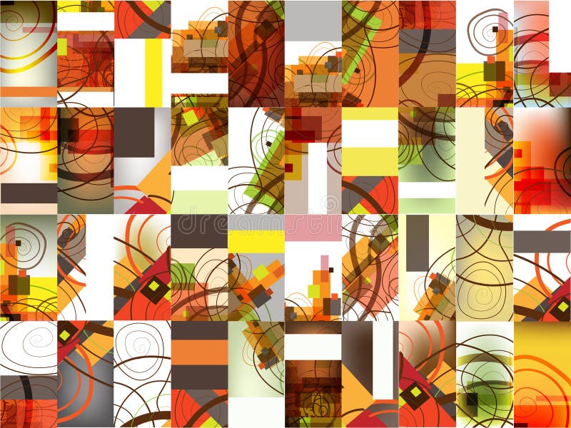 Abstract calling cards set stock vector. Illustration of abstraction ...