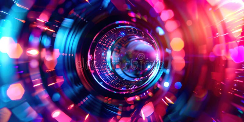 Abstract Camera Lens Background Stock Image - Image of flare ...