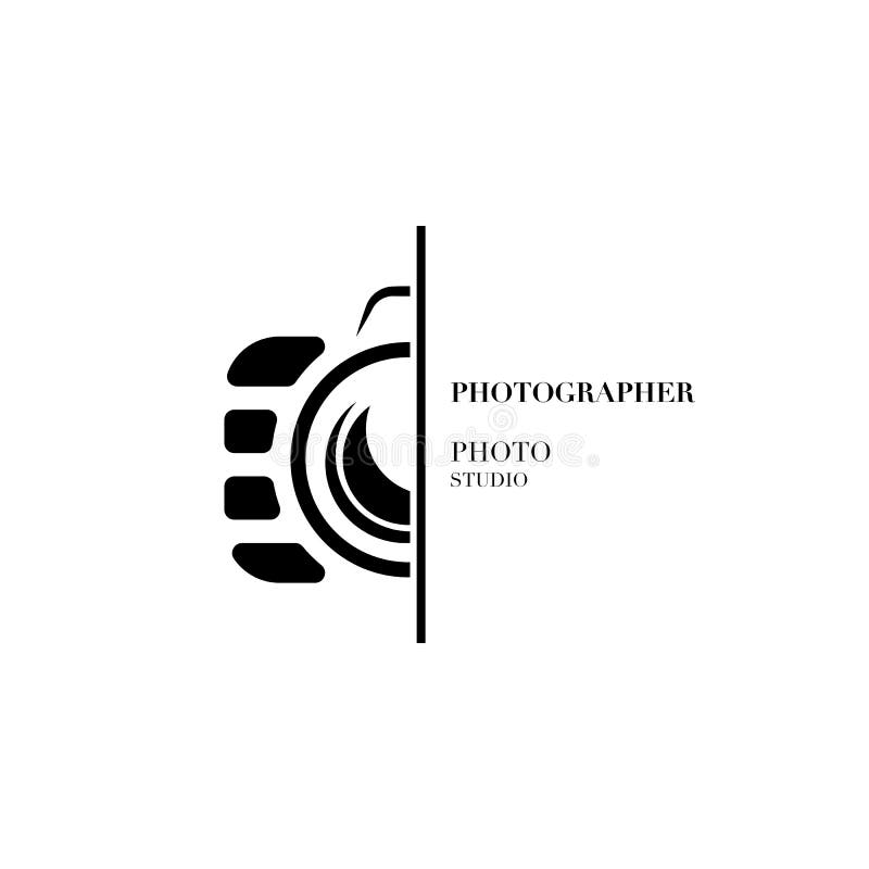 Abstract Camera Logo Vector Design Template for Professional Pho Stock ...