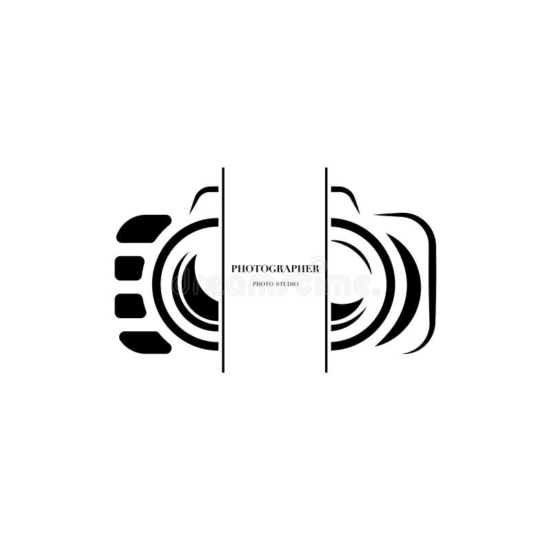 Abstract Camera Logo Vector Design Template for Professional Pho Stock ...