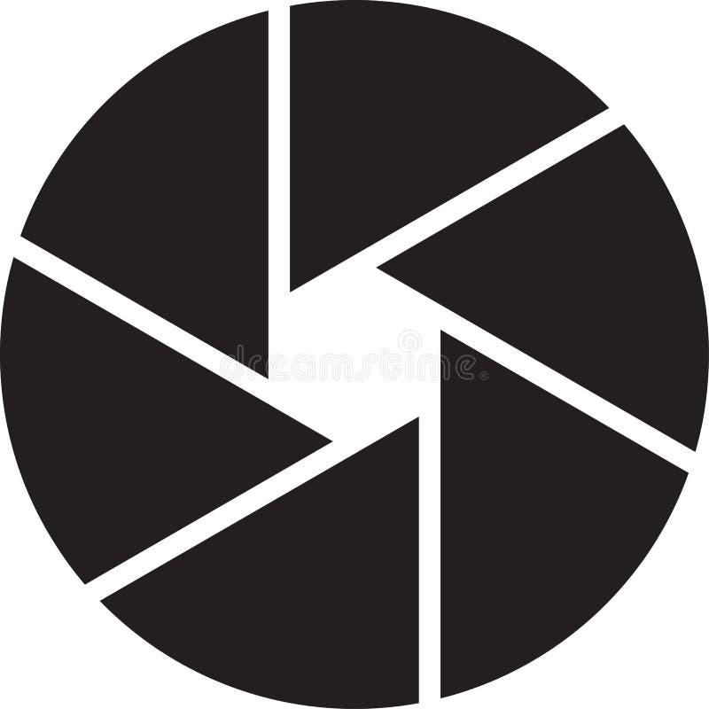 Abstract Camera Shutter Logo Illustration in Trendy and Minimal Style ...