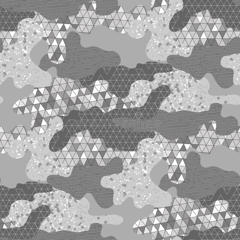 Abstract Camouflage Pattern Stock Vector - Illustration of material ...