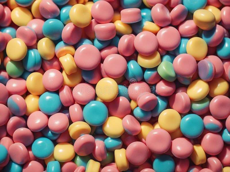 Abstract Candy Background - Generated by Ai Stock Illustration ...