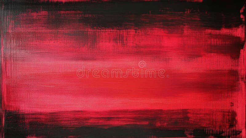 Abstract Canvas with Deep Rich Reds and Black Textures Stock ...
