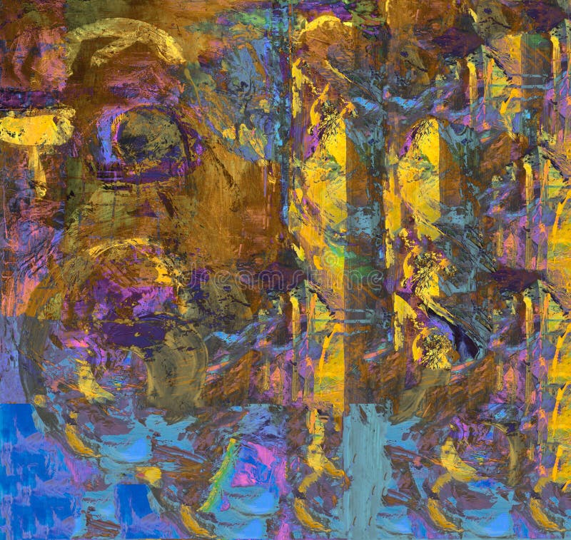 Abstract on Canvas stock photo. Image of shape, decorative - 41133342