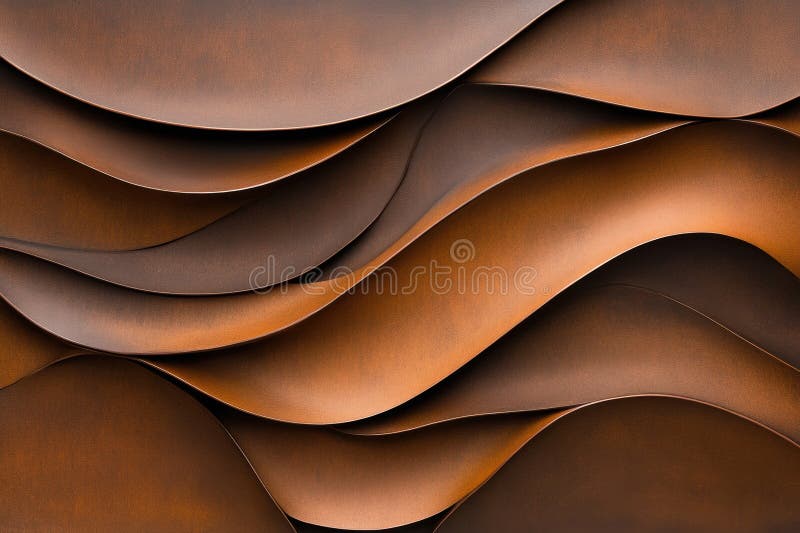 Geometric Art, an Abstract Canvas with Intricate Mocha Mousse Patterns ...