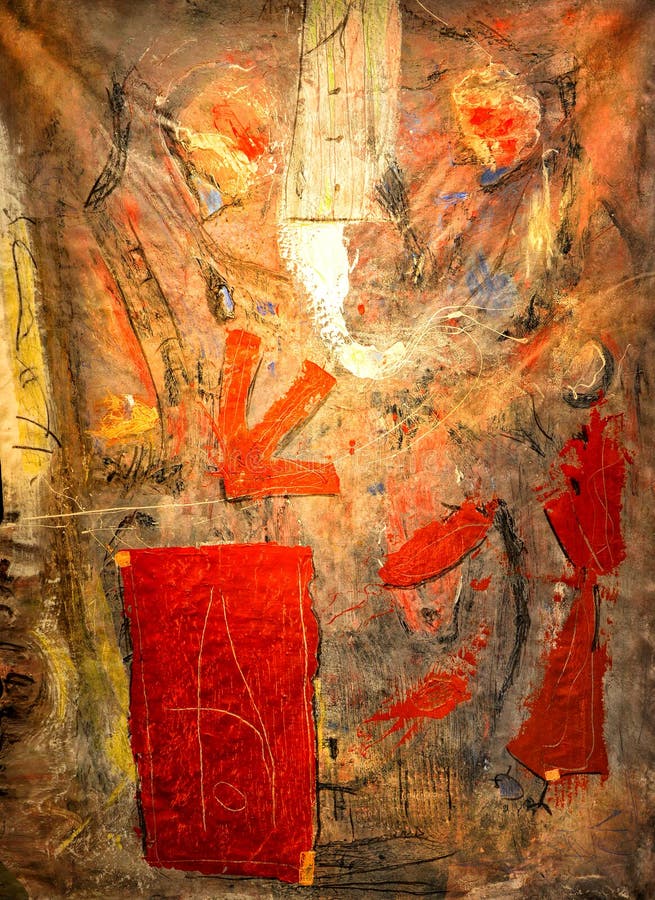 Abstract on Canvas stock illustration. Illustration of canvas - 43713190