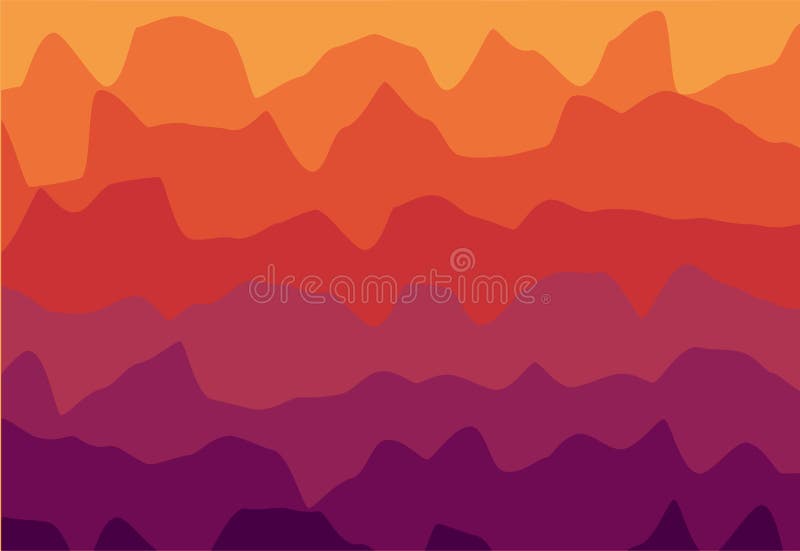 Abstract Canyon Mountains Spatial Perspective Landscape Background ...