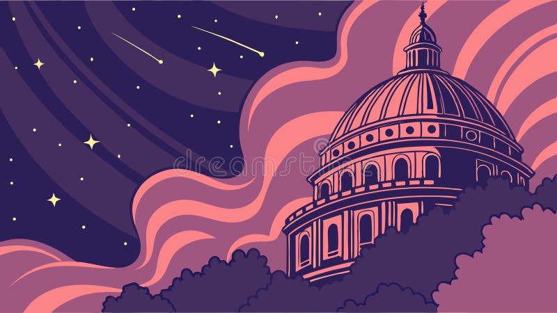 Abstract Capitol Building Vector Art, Landmark and Architecture, Vector ...