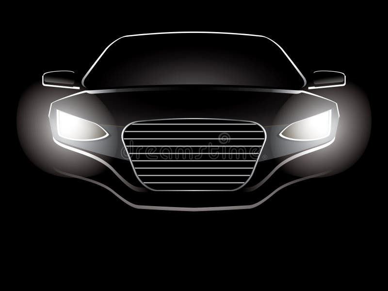 Abstract car stock vector. Illustration of machine, headlights - 21800962